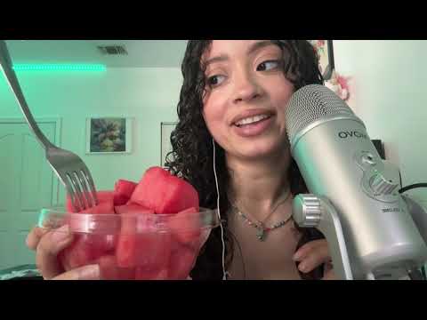ASMR - CLICKY RAMBLE + WATERMELON 🍉 - The ASMR Index