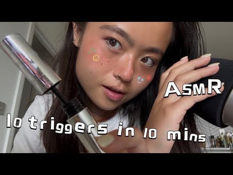 10 ASMR Triggers in 10 Minutes 💥 Fast, Tingly, No Time to Waste!