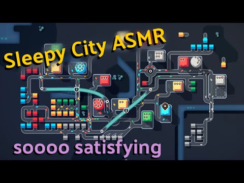 ASMR | Close cupped whispering in your ears 🚗 Mini Motorways at night