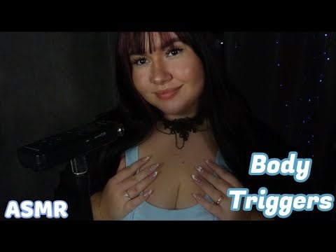 ASMR | Body Triggers ( Fabric Scratching, Mouth Sounds, Skin Scratching, Hand Sounds, Visuals )