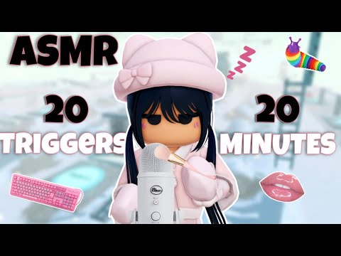 Roblox ASMR | 20 TRIGGERS IN 20 MINUTES!!😴