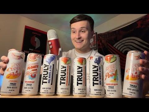 ASMR Drinking With Me Mukbang 🍻 (drinking sounds + whisper rambling)