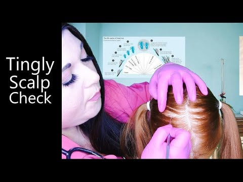 ASMR Tingly Scalp Check | Scalp Scratching, Medical Instruments, Gloves ...