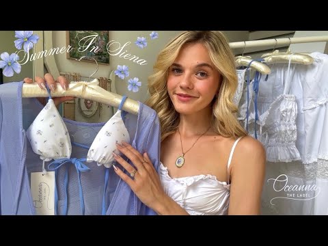ASMR Oceanna The Label Boutique Roleplay 🧺🪻 Summer In Siena Collection 🤍