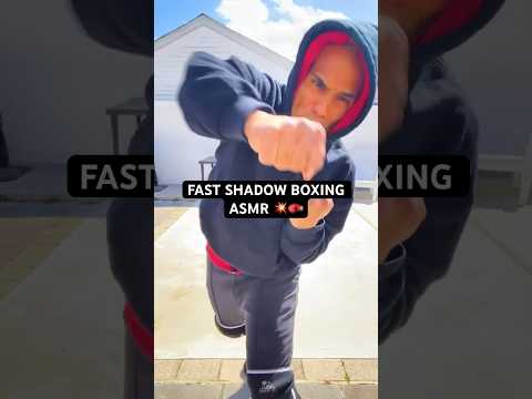 FAST ASMR SHADOW BOXING 💥🥊 #asmr #acmp #shorts #boxing #miketyson # ...