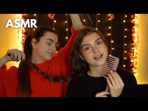 ASMR - MA SŒUR JUMELLE S'OCCUPE DE MES CHEVEUX