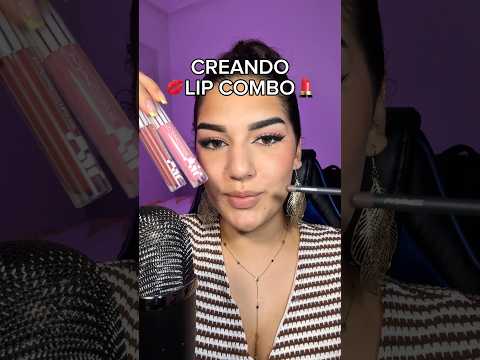 Creando 💄LIP COMBO💄 #asmr #maquillaje #lipcombo