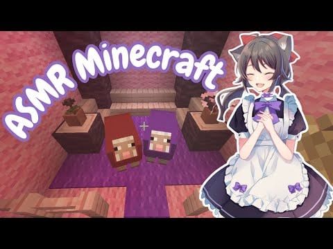 [ASMR] Minecraft: Let's Build A Big Pink Sheep!