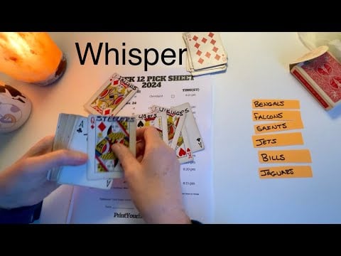 Week 12 Whisper NFL Picks ~ No Frills ASMR Football