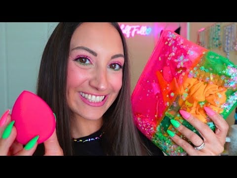 ASMR Giving You My Neon Summertime Glow Up ⚡