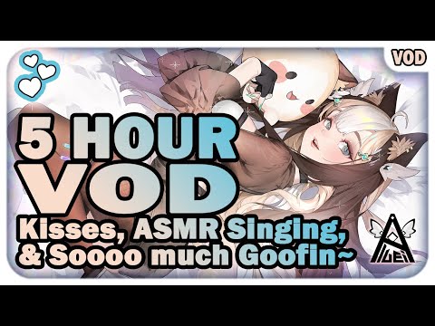 【ASMR / 3DIO】5 HOURS - Kisses, Soft Singing, & sooo much goofin'~!