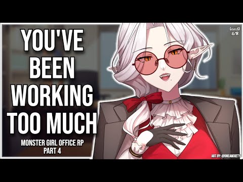 3DIO ASMR | Vampire CEO Calls you into her Office🦇 | Office Lady October