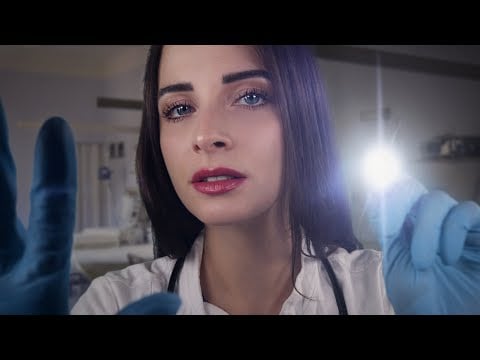 ASMR Deutsch Flüstern: Cranial Nerve Exam Roleplay 👩‍⚕️ Arzt Roleplay (German Doctor ASMR)