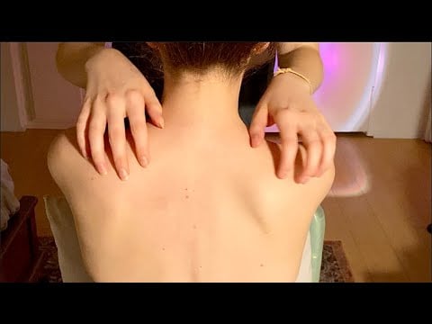 ASMR 8HR BACK SCRATCHES, Professional sound, Hair play, Massage, For sleep and Relaxation, Loop