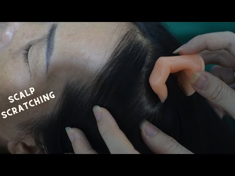 ASMR Nape Scratch Real Person And Hair Combing / Relaxing Hair Sounds ...