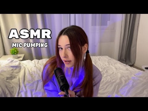 ASMR | Mic Pumping + Wet Mouth Sounds | Spit Swishing Ear to Ear Relaxation