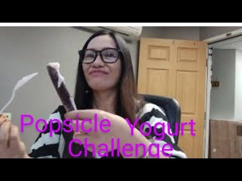 POPSICLE WITH YOGURT CHALLENGE :Igorota Life in America 🇺🇸 Denver Colorado