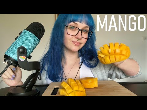 ASMR| Eating a Mango as Big as my Head (big mango eating)