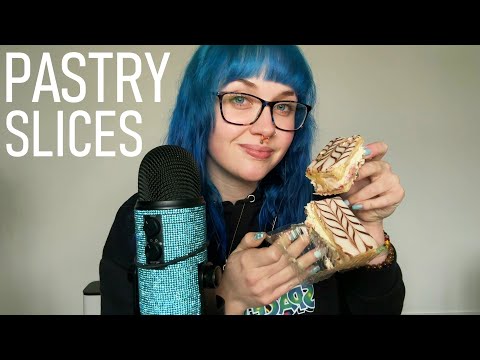 ASMR Eating Fresh Cream Pastry Slices - The ASMR Index