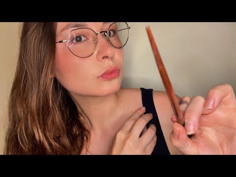 asmr body tapping and tracing your face along with mine