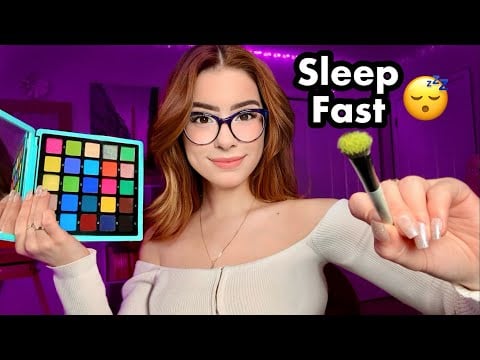 ASMR Doing Your Makeup For the RUNWAY (You're a MODEL) 📷 Layered Sounds ...