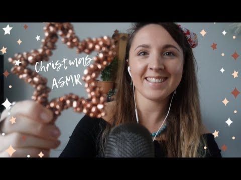 MY FIRST ASMR VIDEO - CHRISTMAS TRIGGERS
