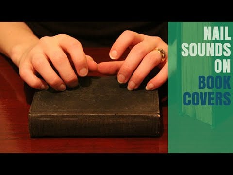 Pure Tapping & Scratching on Hardcover Books - ASMR Sounds Only