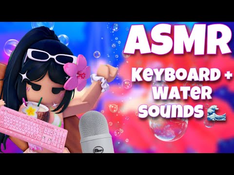 Roblox ASMR ∼ relaxing keyboard & water sounds for sleep 💤💧 (NO TALKING)