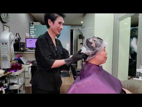 Korean Hair salon ASMR (visual and auditory activation) I hope you ...