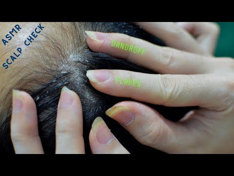 ASMR Relaxing Scalp Check For Sleep / Scalp Picking / Scalp Cleansing ...