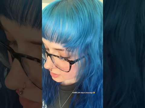 ASMR arm slap & massage😌full on ⏰ #asmr #shorts #fastasmr #massageasmr