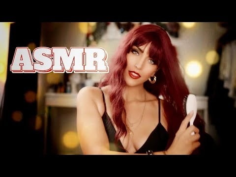 ASMR Hair Brushing 💇‍♀️ with Gina Carla | Hand Sounds & Gentle Mouth Triggers for Sleep