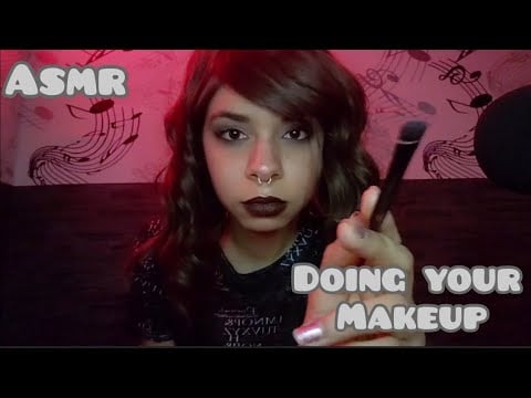 ASMR Goth girl doing your makeup 🖤