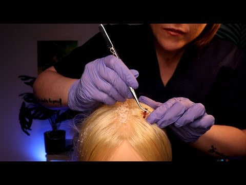 ASMR Scalp Check, Lice Removal & Treatment: Satisfyingly GOOD!!