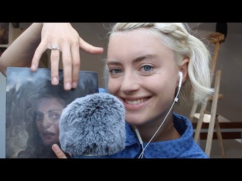 ASMR 🎨 Sharing My Art With Tingly Sounds And Tapping.