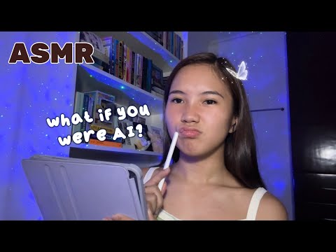 ASMR | Asking You VERY Random Questions ️⌨️ | iPad Writing and Keyboard Sounds [Soft Spoken)
