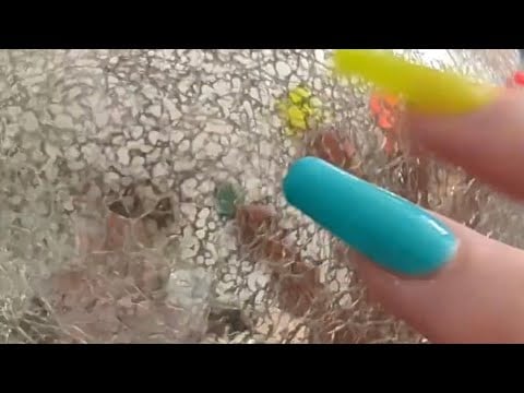 ASMR | Long nail tapping + scratching (fast & aggressive)