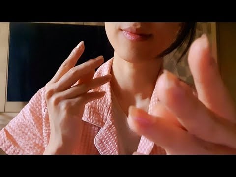 ASMR Hand Movement For Sleep ️ finger fluttering, hand sound,palm clapping,nail tapping,gentle soft