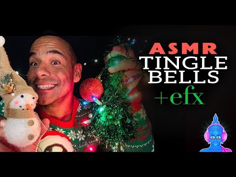 1 HOUR 🎄 Fast & Slow ASMR / TINGLE BELLS 🔔 / Visual & Echo Effects