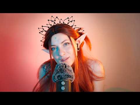 💫ASMR Elf Reading you a bedtime story 🦄 Mouth sounds, gently close ...