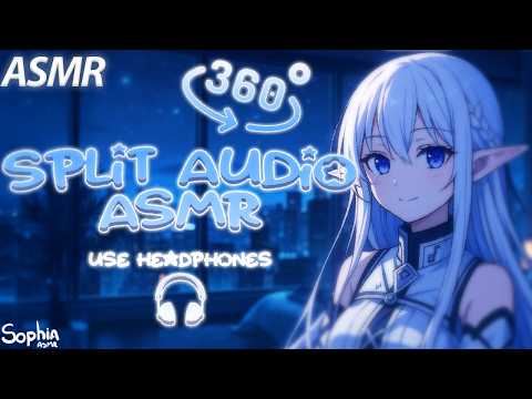 ASMR in 8D | Different Triggers in Each Ear 🎧😴