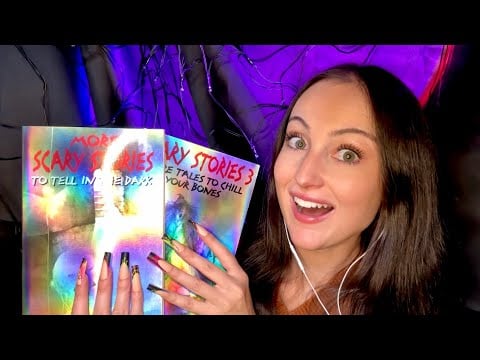 Reading More Scary Stories to Tell in the Dark 🎃 Storytime ASMR w ...