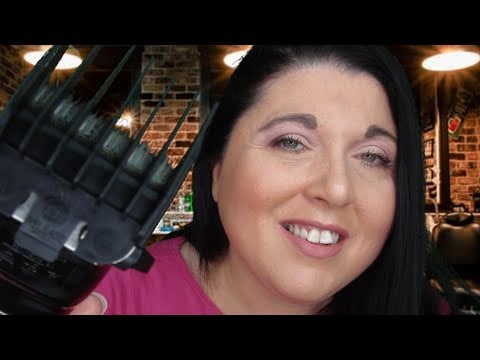 ASMR Men's Haircut 💈 Barber Shop Roleplay (Clippers, Scissors, Style ...