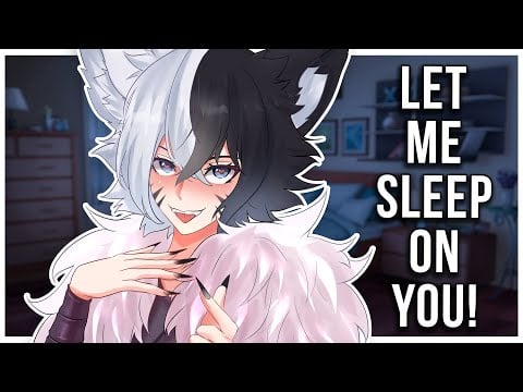 ASMR Snuggles With Furry Femboy Wolf 🐺 | Sniffing, Headpats, and RAWRS! 🐾