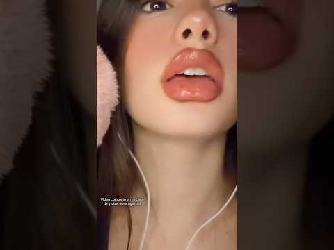 Asmr besitos (kisses) #asmr #makeup #mouthwhisper #asmrbesitos # ...