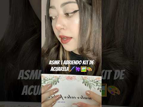 ASMR | UNBOXING | KIT DE ACUARELA 🫟🎨 #asmrsounds #asmr #asmrcommunity # ...