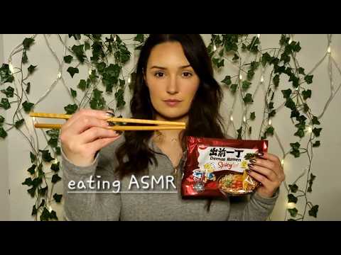 ASMR MUKBANG SPICY RAMEN NOODLES!! - The ASMR Index
