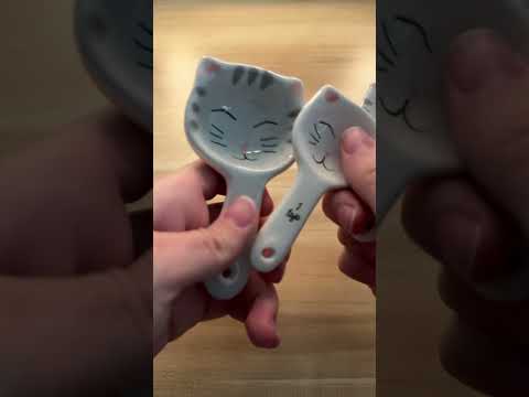 Glass Tapping ASMR | Cat Measuring Cups ASMR #shorts
