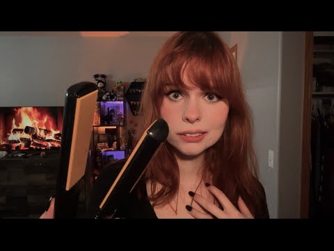 ASMR Weird Girl Straightens Your Hair in Class