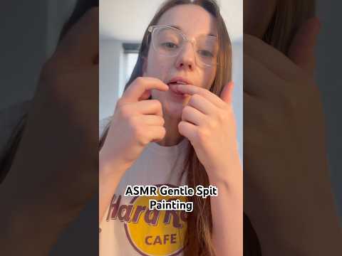 ASMR SPIT PAINTING | #asmr #spitpainting
